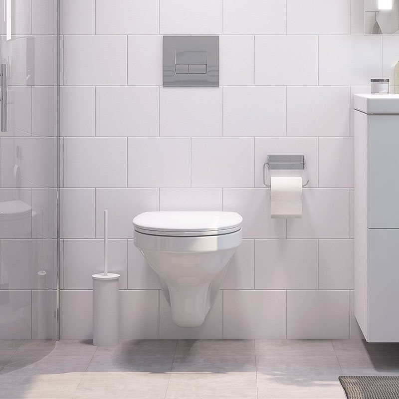 Cersanit Slim&Silent Seinä-WC Valkoinen - Kylpyhuonekauppa.fi