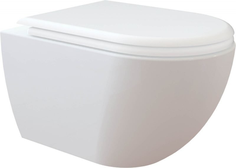 WC-istuin Creavit Free Rimless seinämalli valkoinen soft-close kansi ...